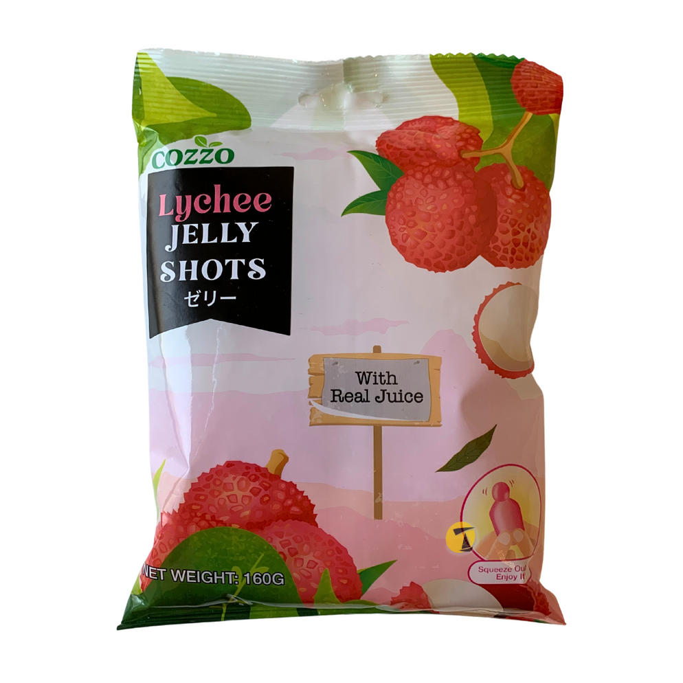 Cozzo Jelly Shots - Lychee Flavour - 8x20g — Tradewinds Oriental Shop