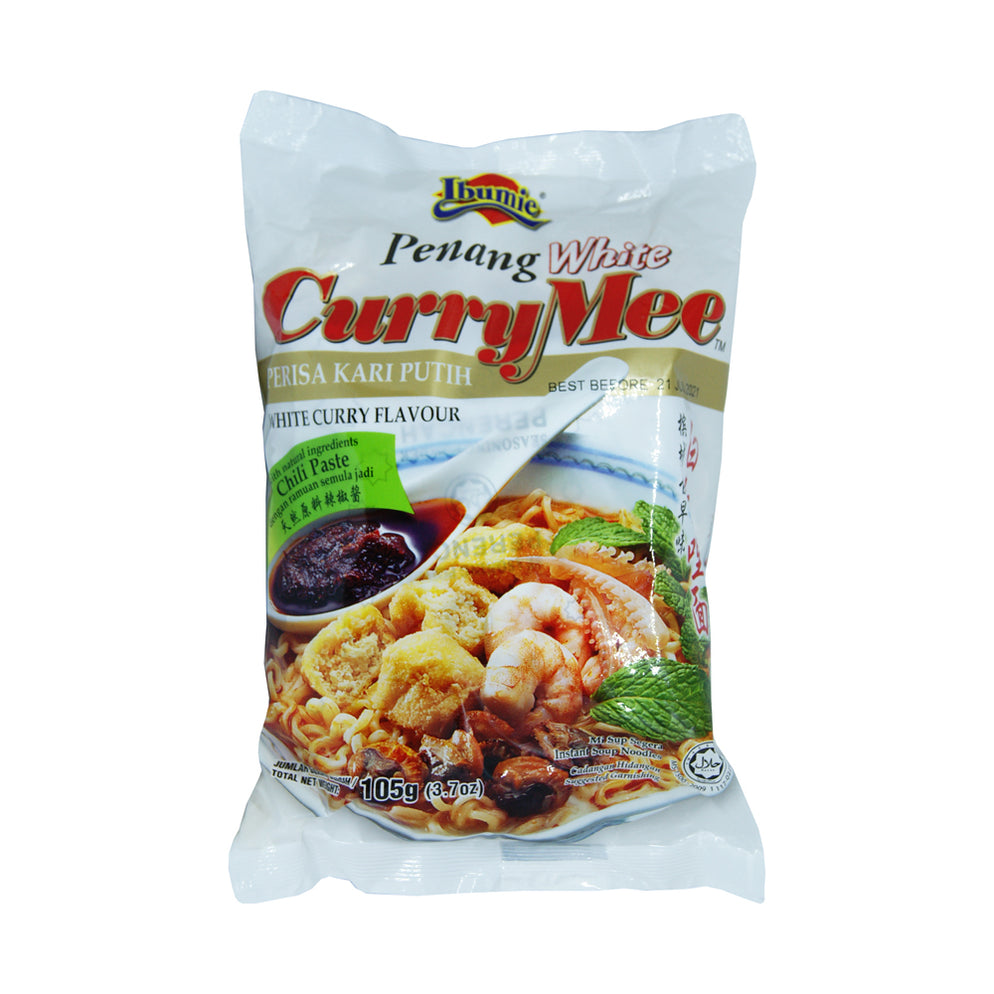 Ibumie Penang White Curry Mee Instant Soup Instant Soup Noodles - 4 x ...