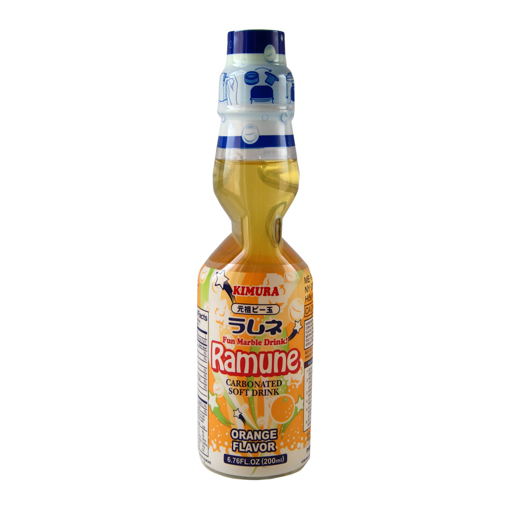 Kimura Ramune Orange Flavour - 200ml — Tradewinds Oriental Shop