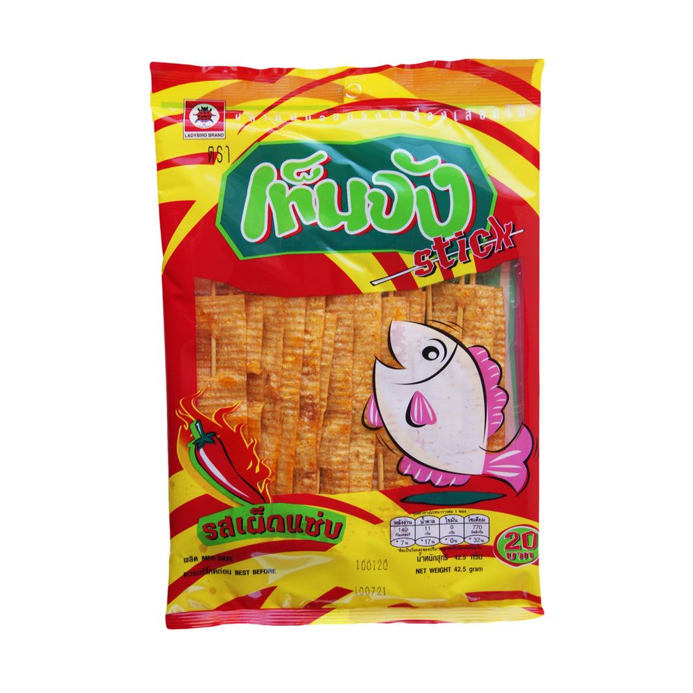 Ladybird Brand Fish Stick Snack Chilli Flavour - 42.5g — Tradewinds ...