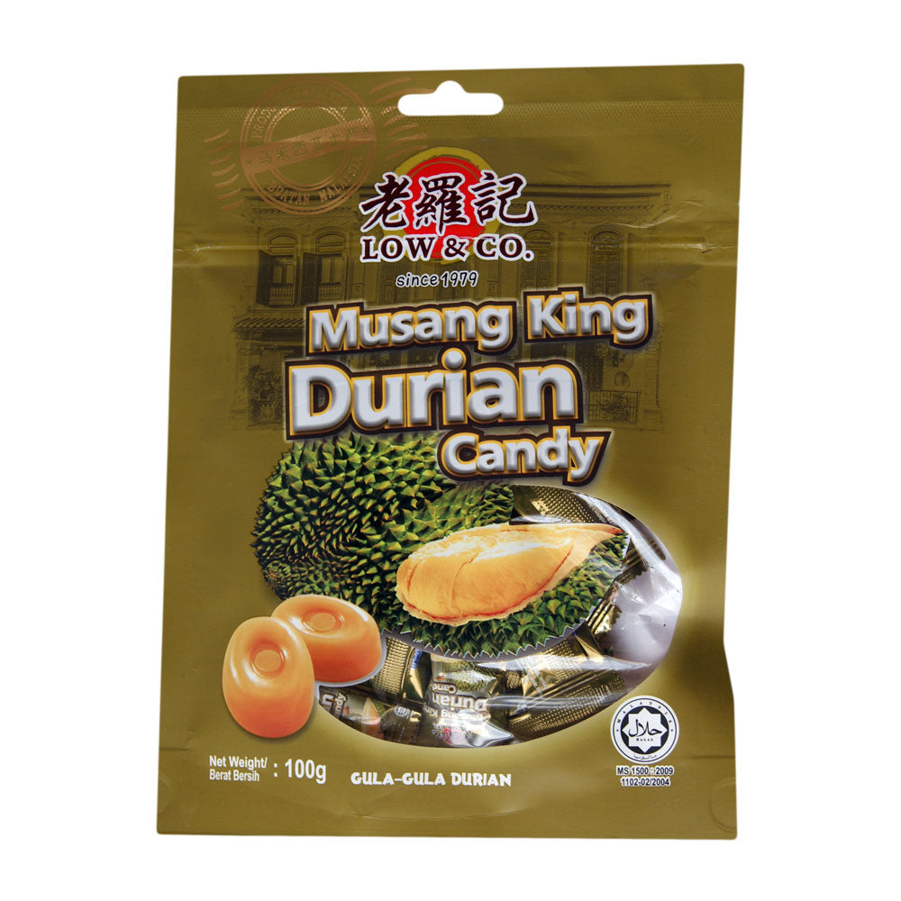 Low & Co Musang King Durian Candy - 100g — Tradewinds Oriental Shop
