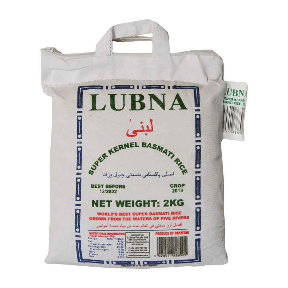 Lubna Basmati Rice - 2kg — Tradewinds Oriental Shop
