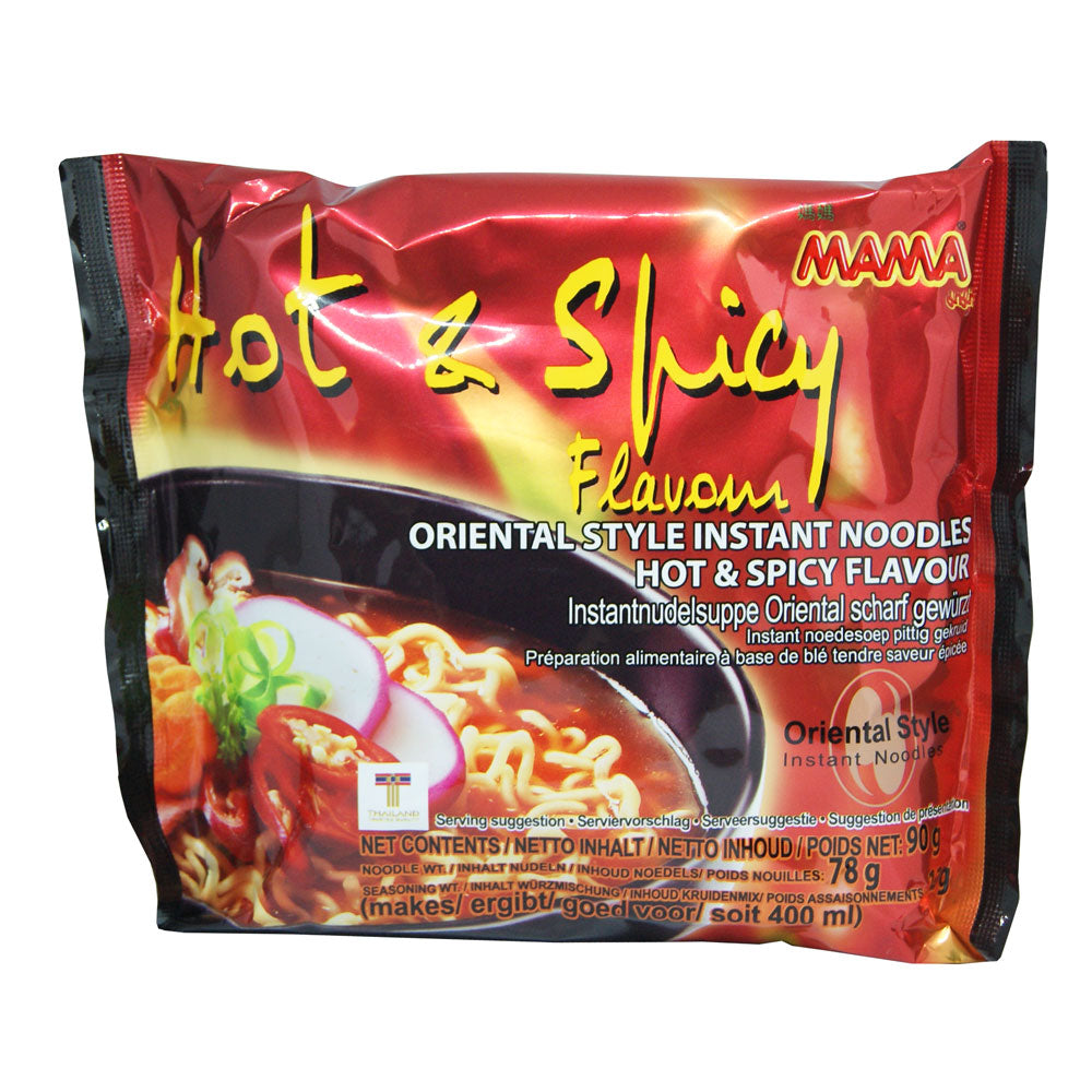 Mama Hot & Spicy Flavour Instant Noodle - 90g — Tradewinds Oriental Shop