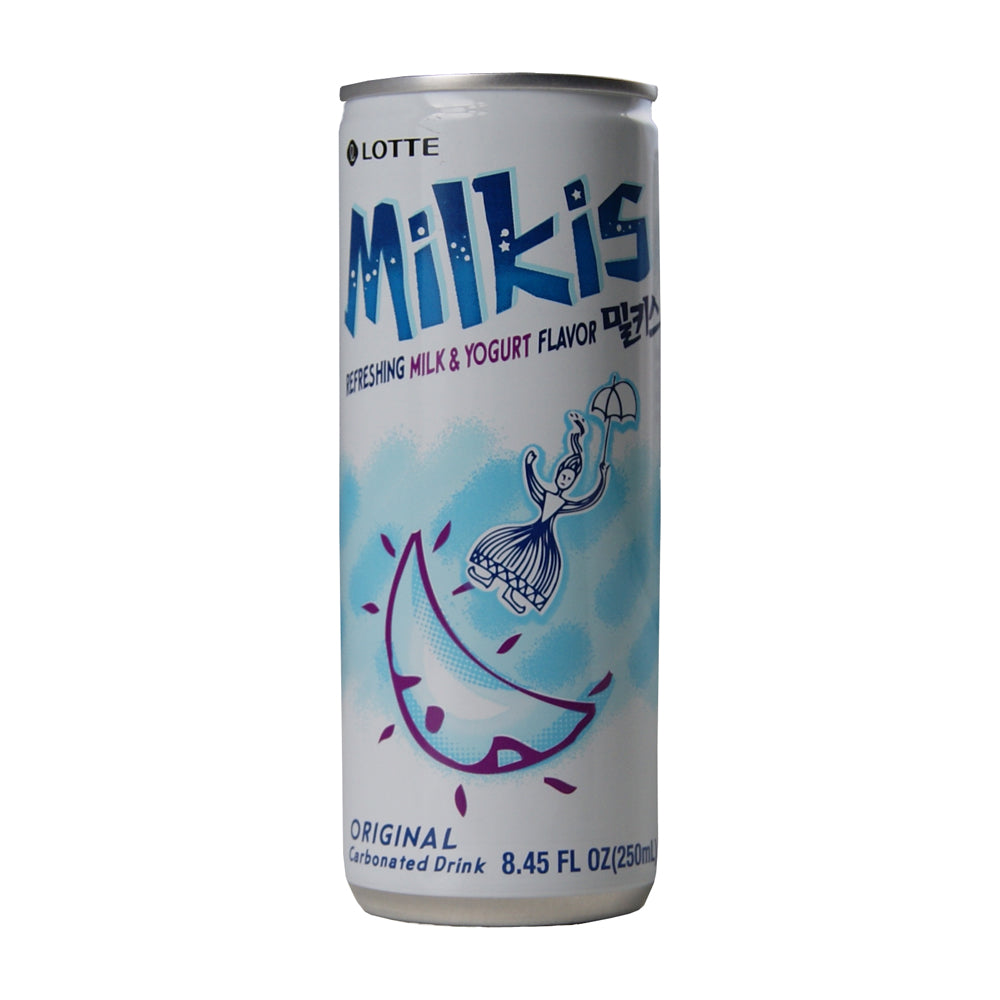Lotte Milkis Original Milk & Yogurt Flavour Carbonated Drink - 250ml ...