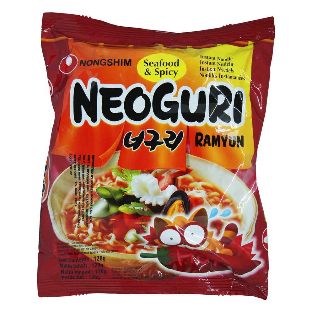 Nong Shim Neoguri Ramyun - Seafood & Spicy - 120g — Tradewinds Oriental ...