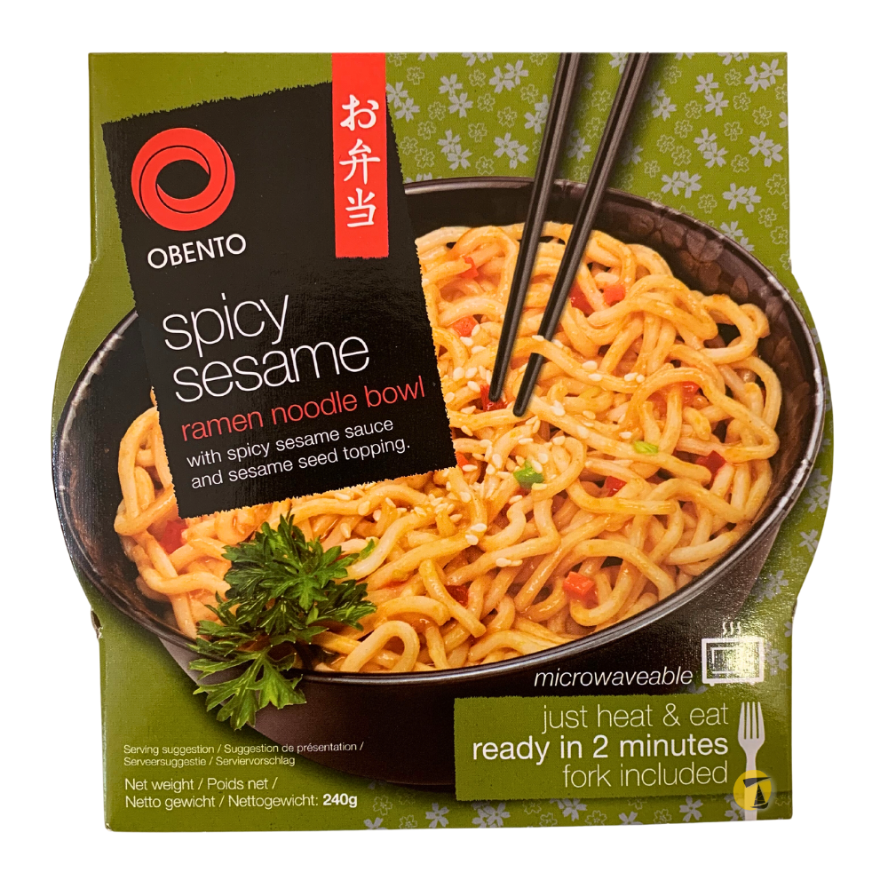 Obento Spicy Sesame Ramen Noodle Bowl - 240g — Tradewinds Oriental Shop