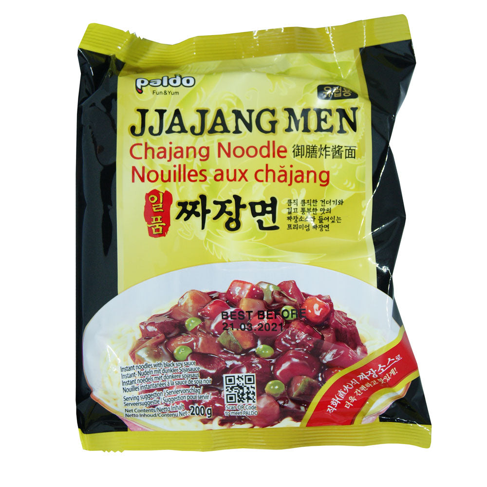 Paldo Jjajangmen Chajang Noodles - 4 x 200g — Tradewinds Oriental Shop
