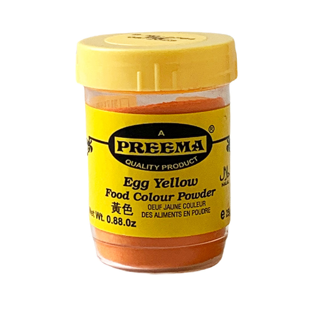 Preema Egg Yellow Colour Powder - 25g — Tradewinds Oriental Shop