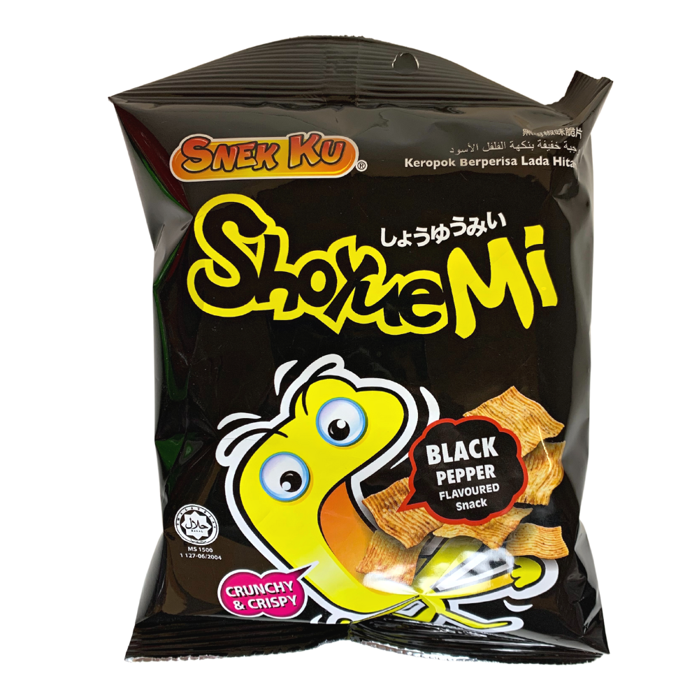 Snek Ku Shoyuemi - Black Pepper Flavour - 60g — Tradewinds Oriental Shop