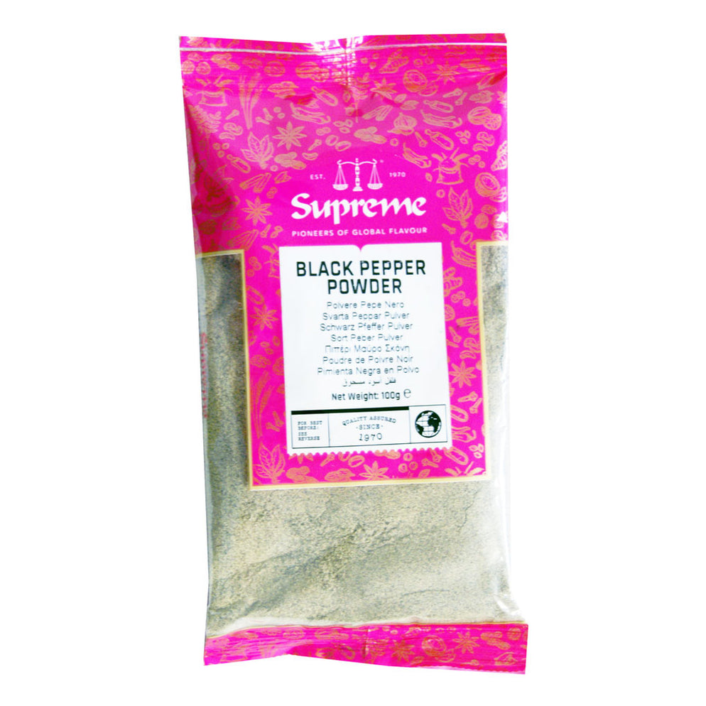 Supreme Black Pepper Powder - 100g - BB: 30/09/2025 — Tradewinds ...