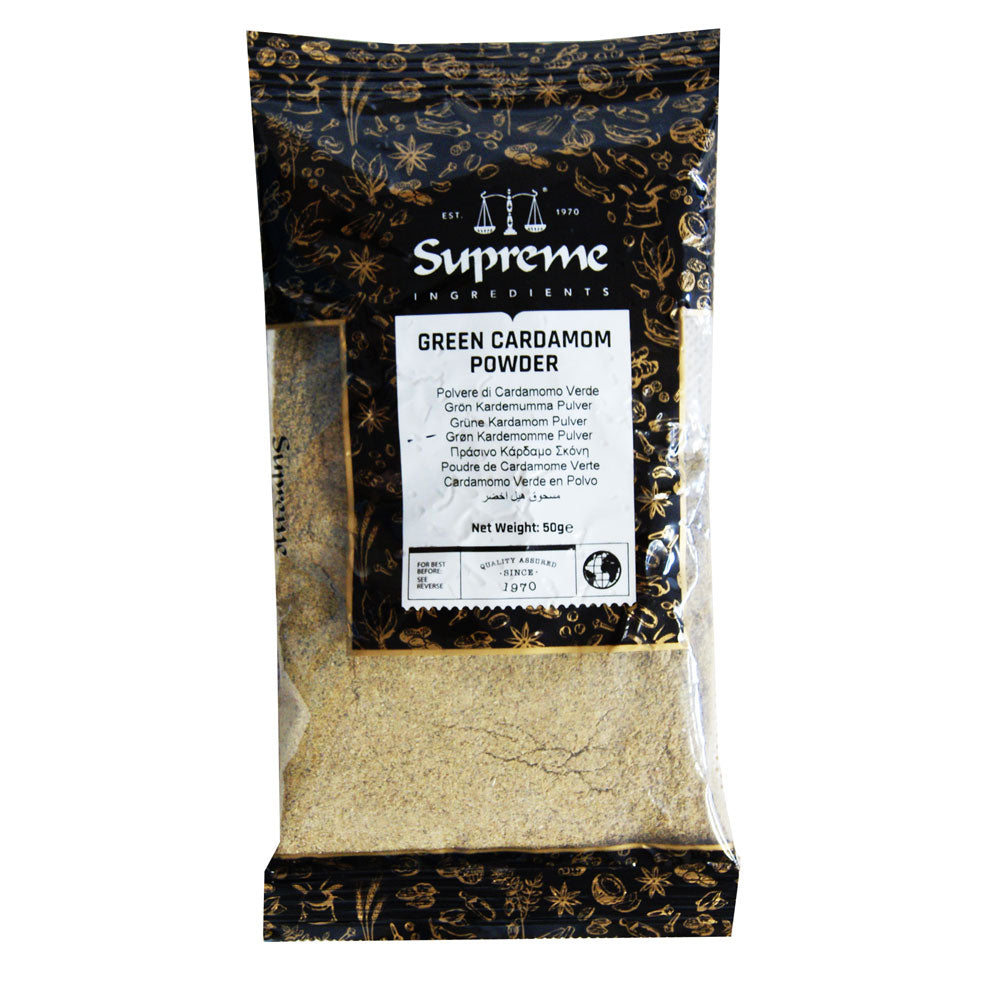 Supreme Cardamom Powder Green - 50g — Tradewinds Oriental Shop