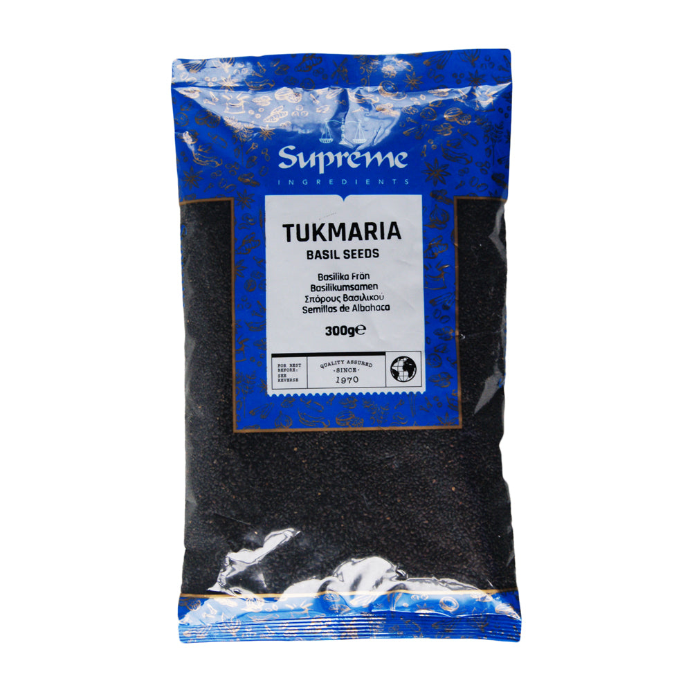 Supreme Tukmaria Basil Seeds - 300g — Tradewinds Oriental Shop