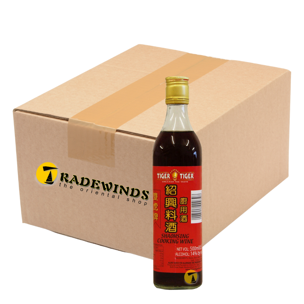 Tiger Tiger Shaohsing Cooking Wine - 12 x 500ml — Tradewinds Oriental Shop