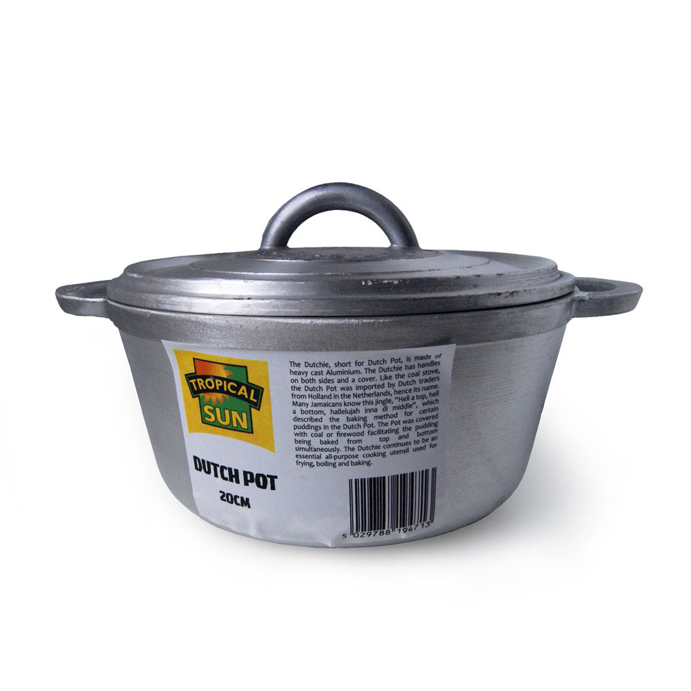 Tropical Sun Aluminium Dutch Pot - 20cm — Tradewinds Oriental Shop