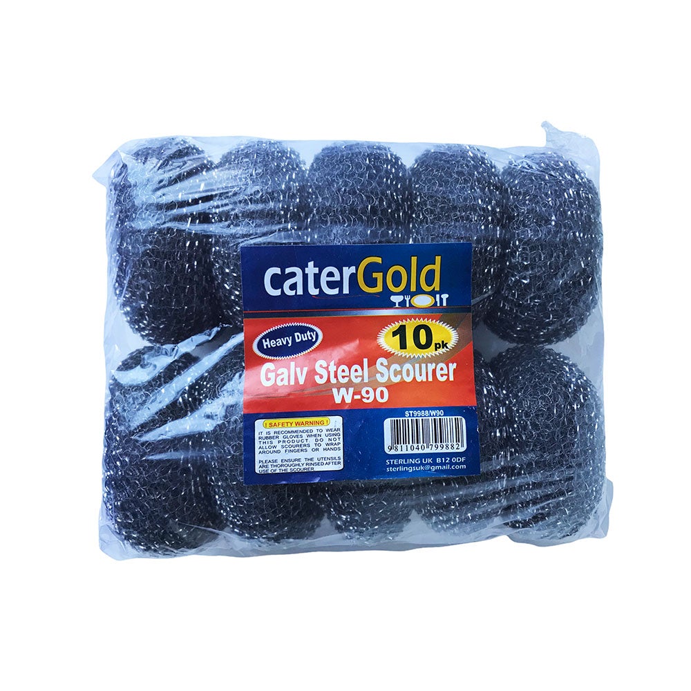 W-90 Heavy Duty Galvanised Scourers - 10 pcs — Tradewinds Oriental Shop